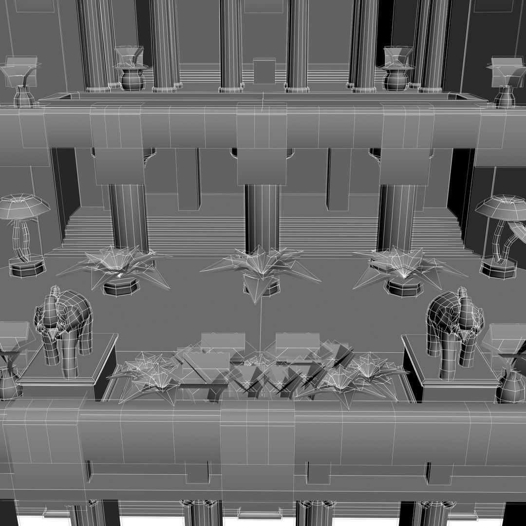 3D Hanging Gardens Babylon Model - TurboSquid 1218731