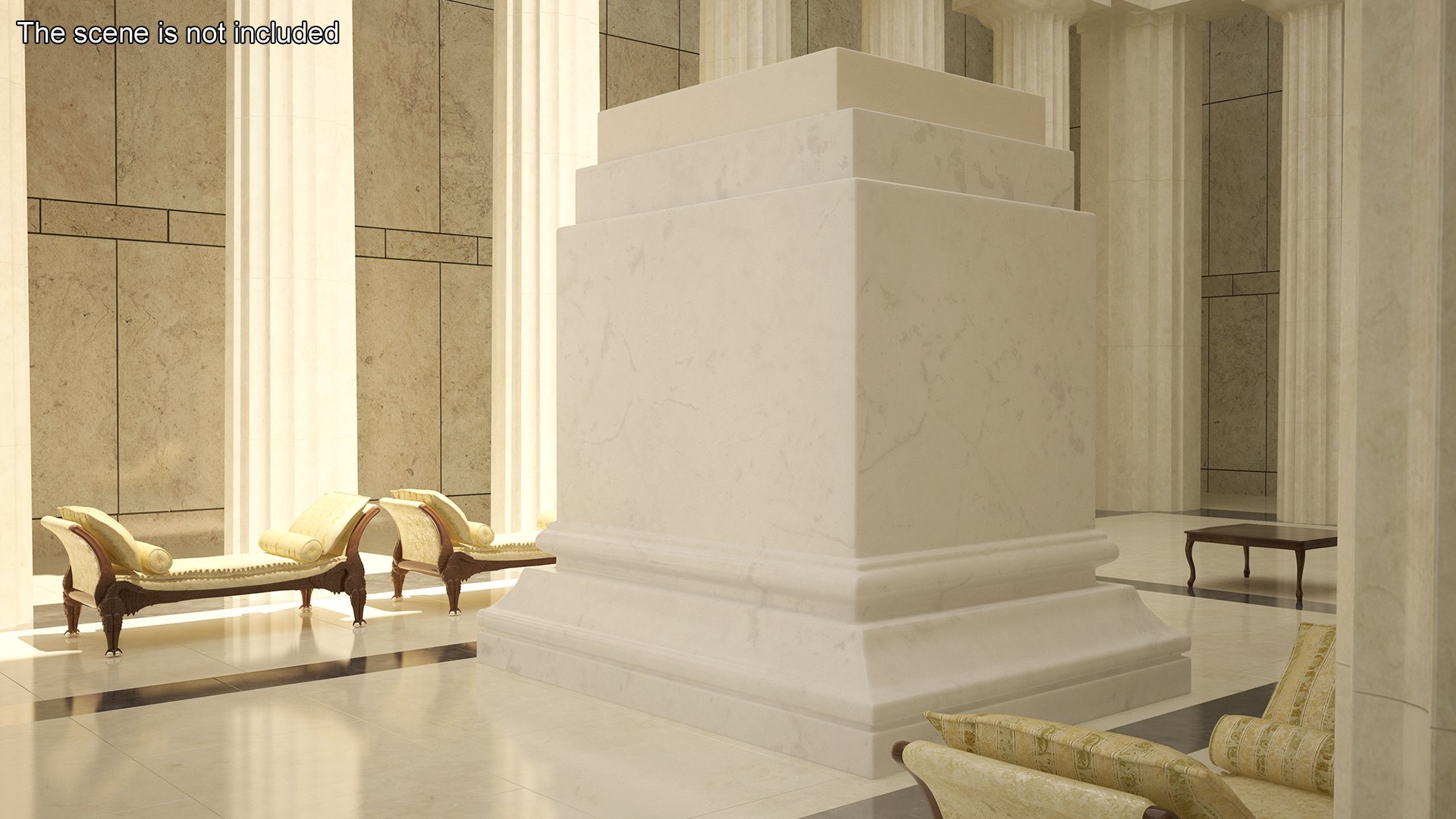 Marble Pedestal For 3D Print 3D - TurboSquid 2272732