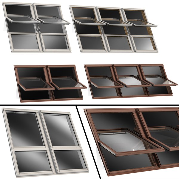3D Roof windows Skylights - TurboSquid 1788813