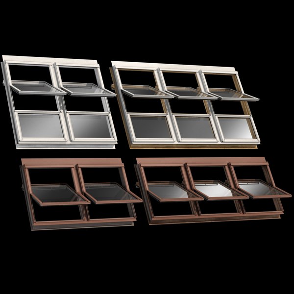 3D Roof windows Skylights - TurboSquid 1788813