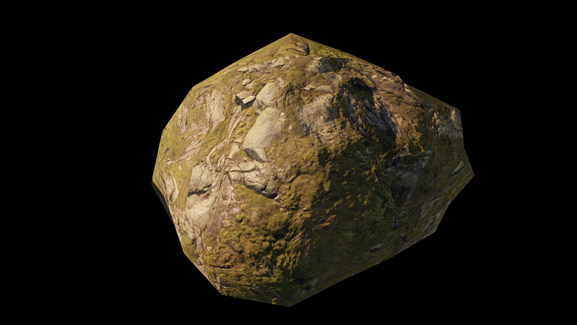 3D Rock Low-poly With Texture - TurboSquid 2030957