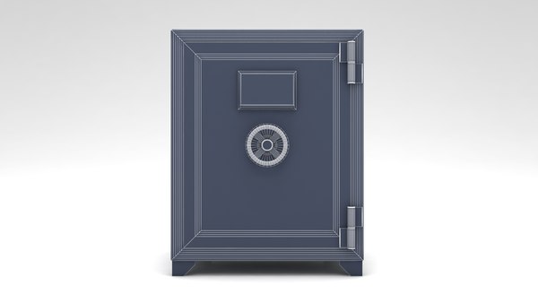 3D steel safe - TurboSquid 1621841