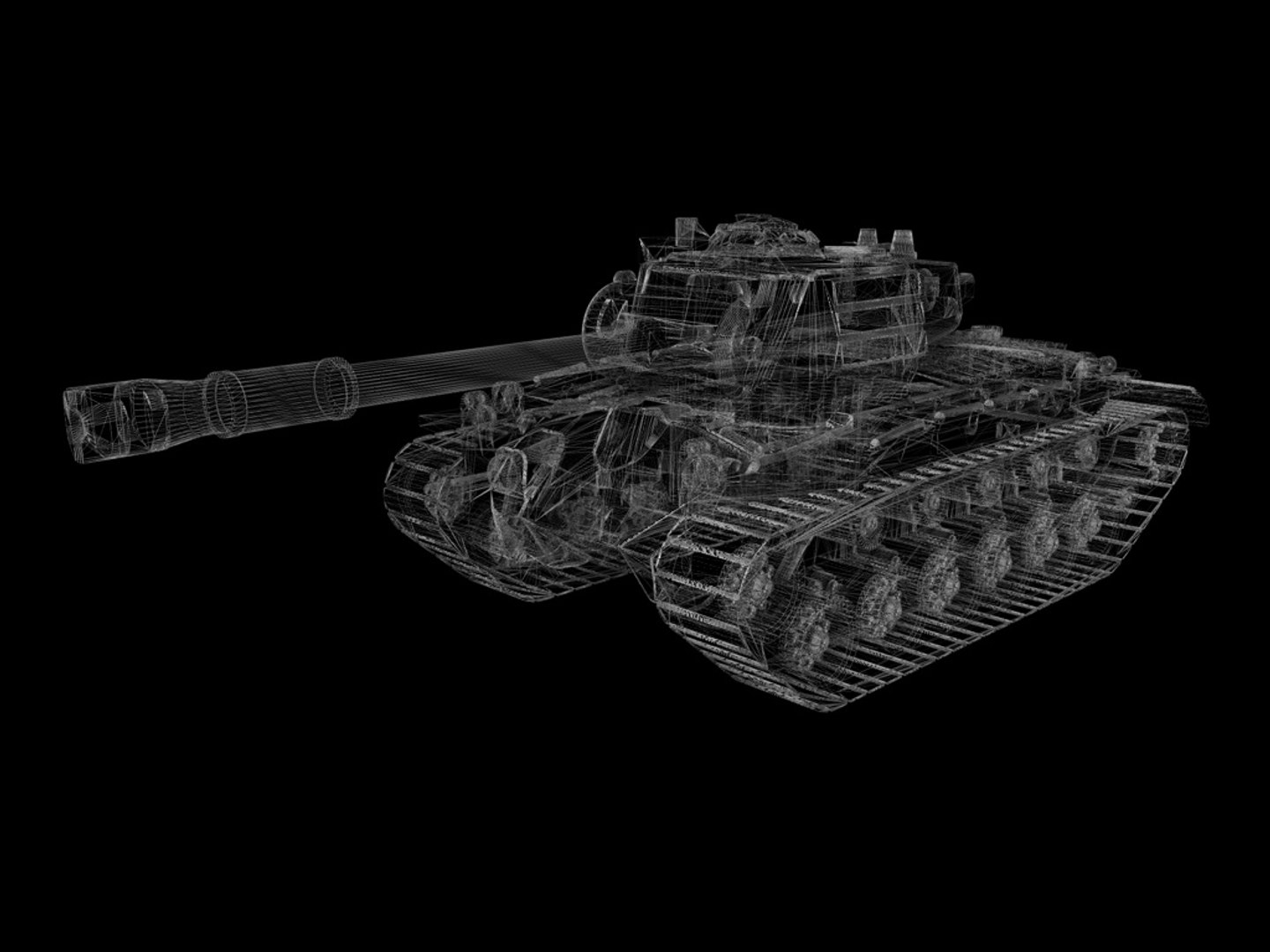 Tank M46 3D Model - TurboSquid 1251641