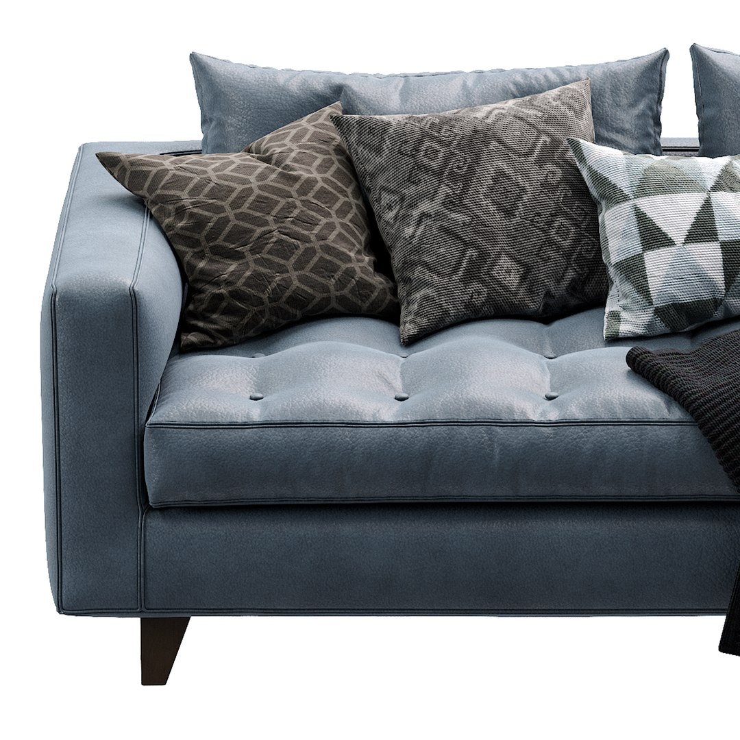 3D leather sofa willy slim - TurboSquid 1637685