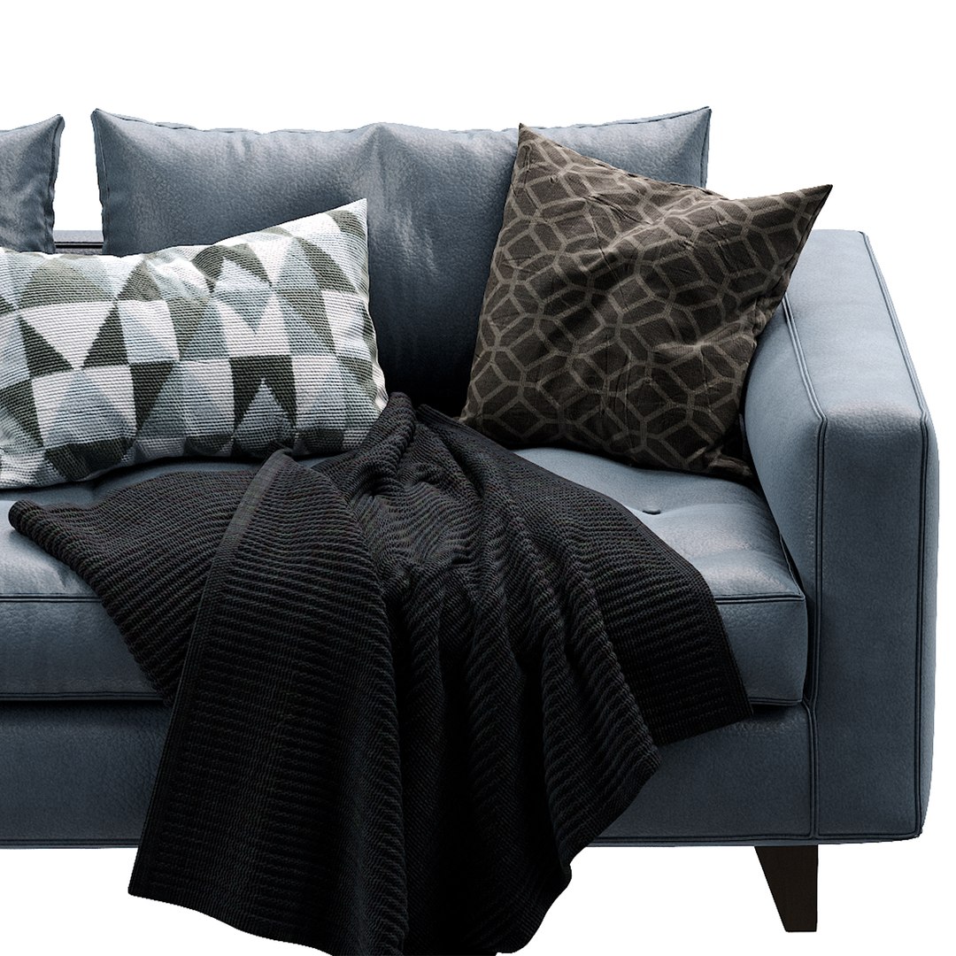 3D leather sofa willy slim - TurboSquid 1637685