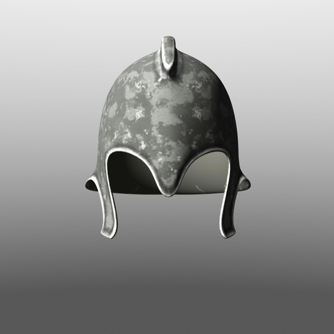 3d model iron helmet