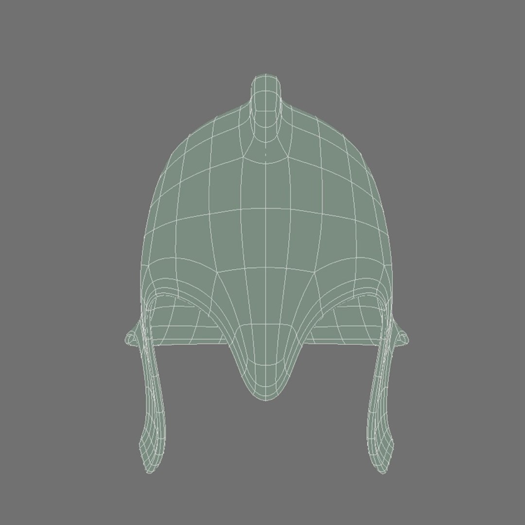 3d model iron helmet