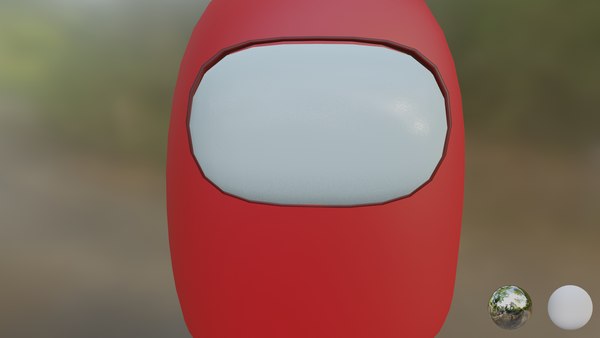 3D Among us - red - TurboSquid 2029702