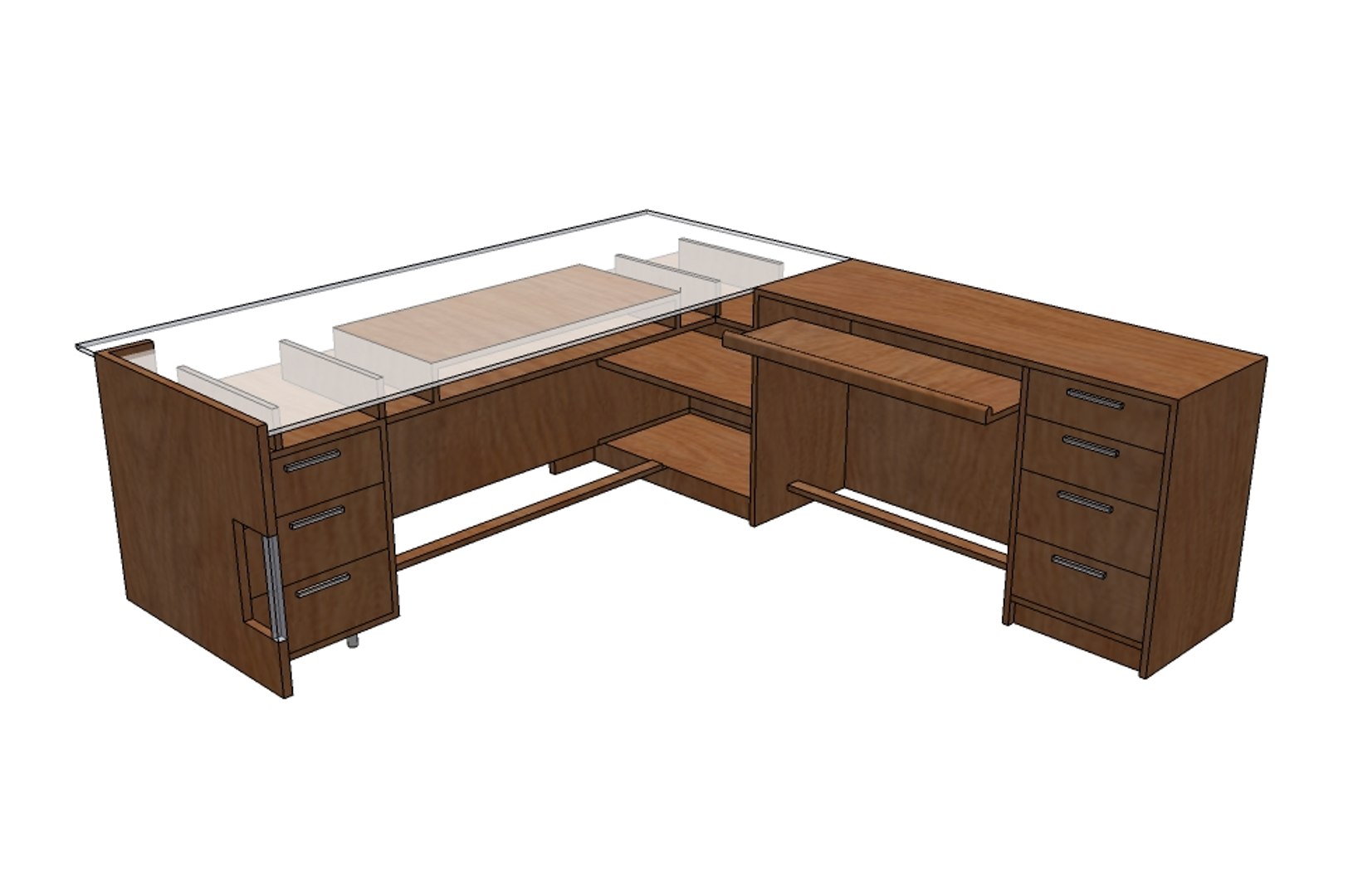 3ds Max Executive Desk