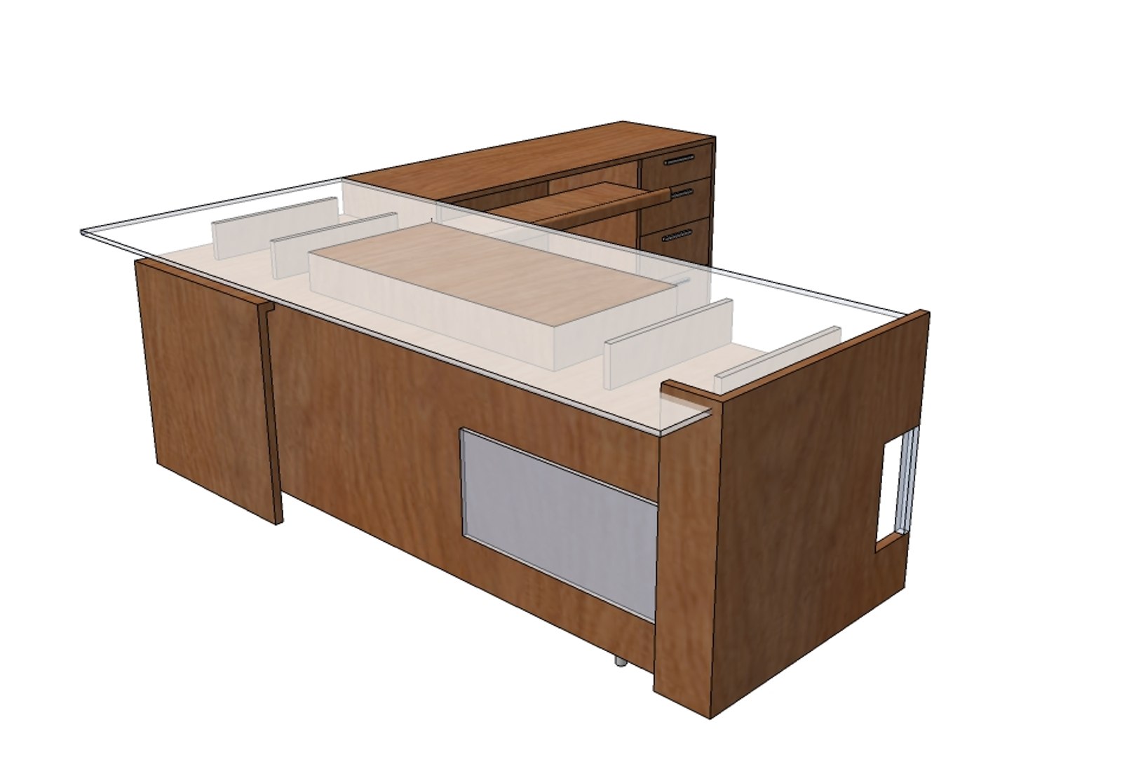 3ds Max Executive Desk