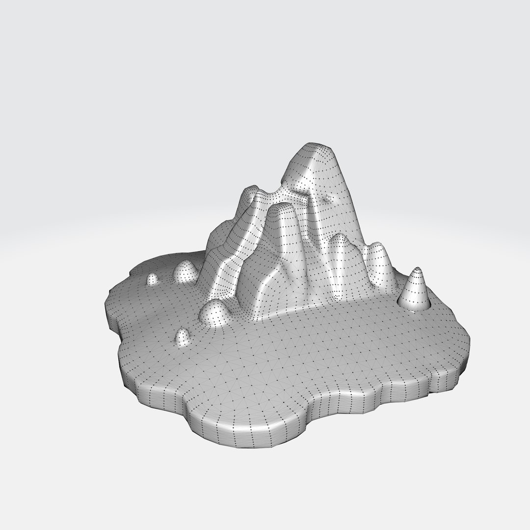 3D Model Mountain Landscape - TurboSquid 2274579