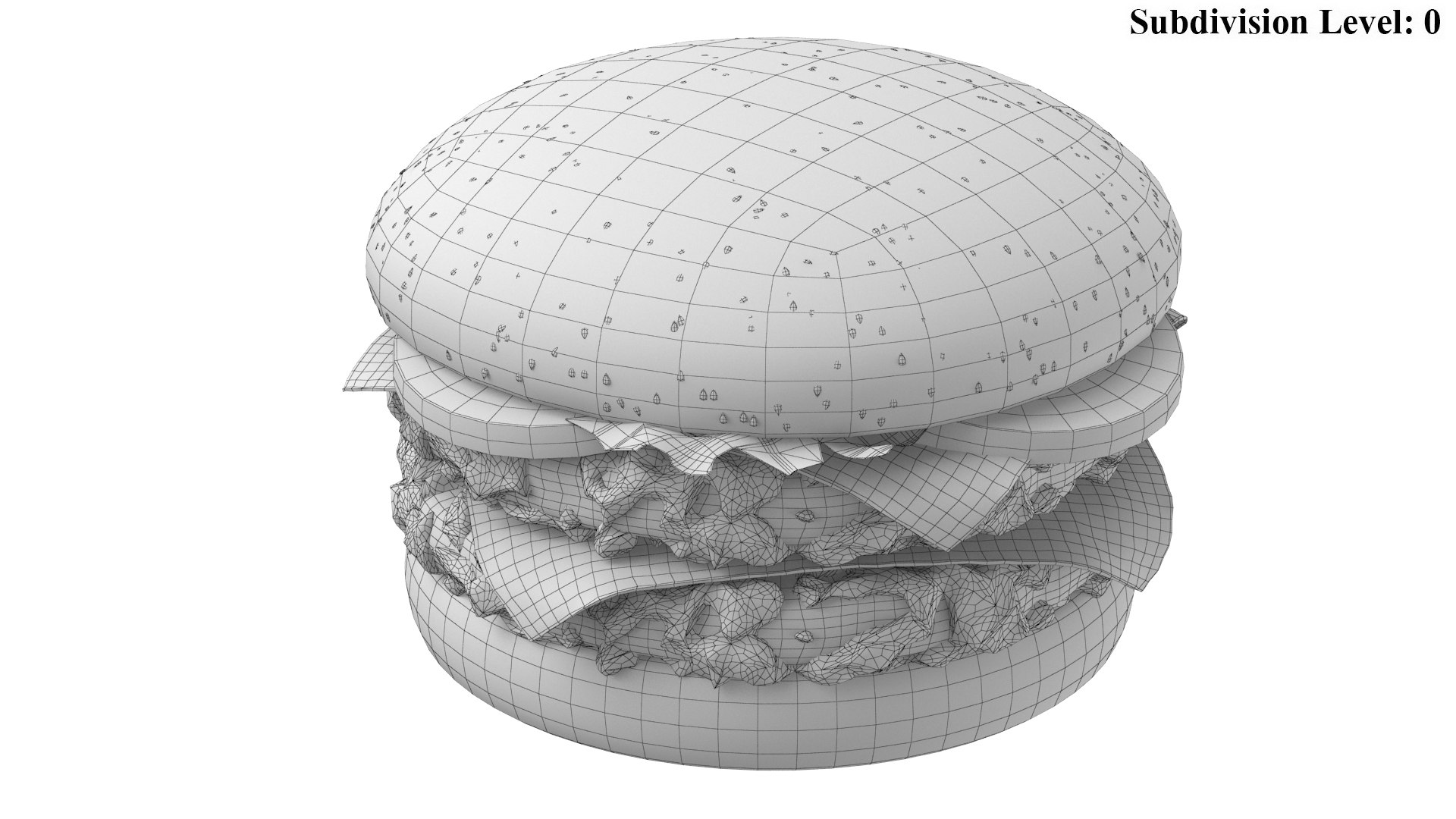3D Two Burgers Beef And Chicken - TurboSquid 2103331