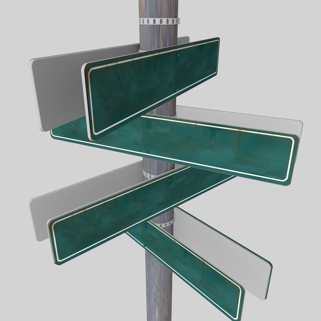Street Signs Model - TurboSquid 1756023