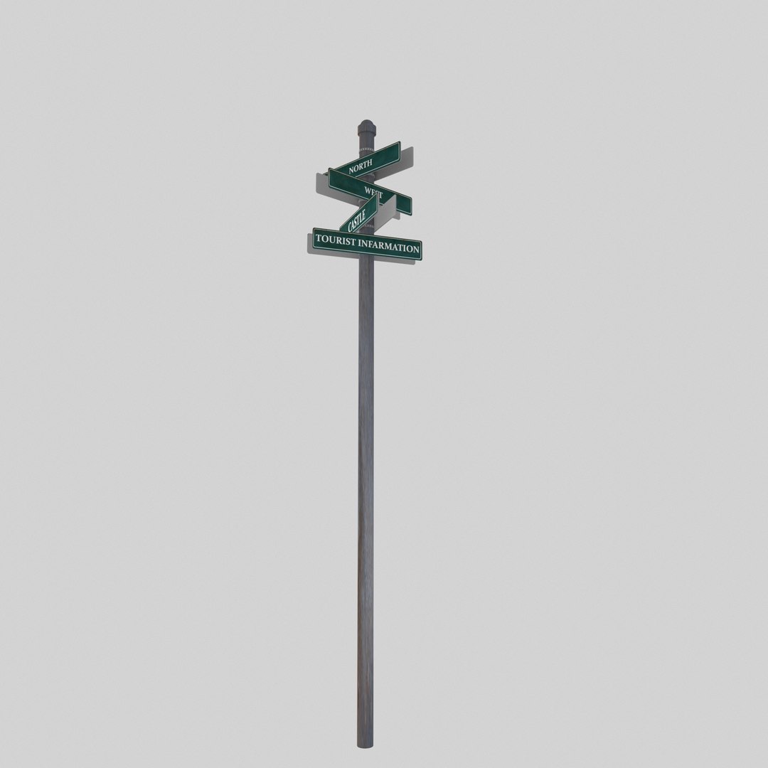 Street Signs Model - TurboSquid 1756023