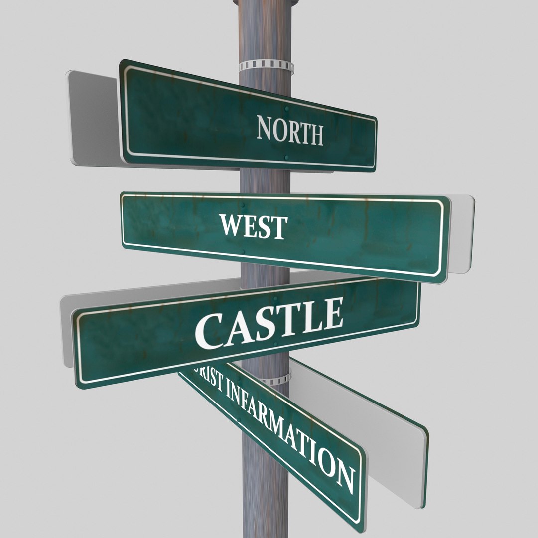 Street Signs Model - TurboSquid 1756023