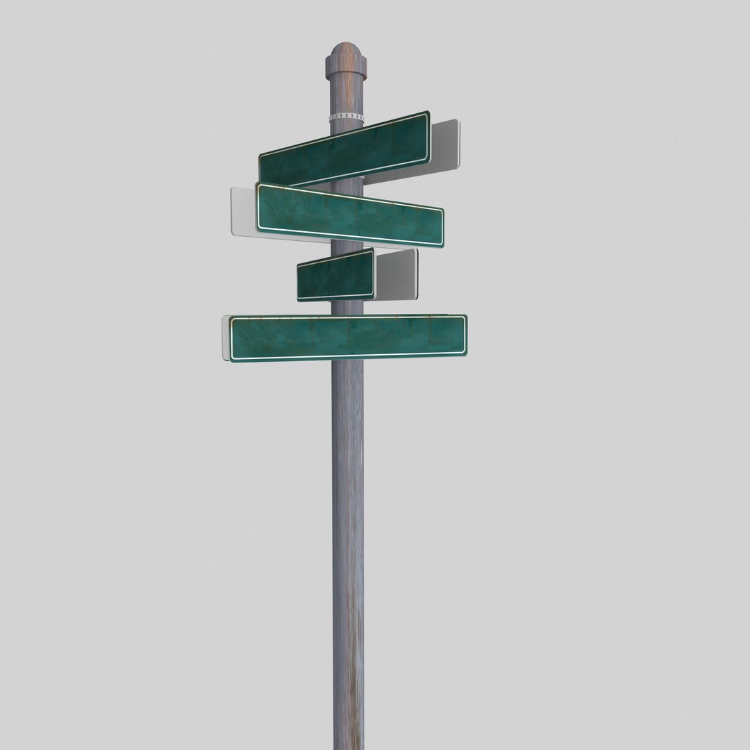Street Signs Model - TurboSquid 1756023