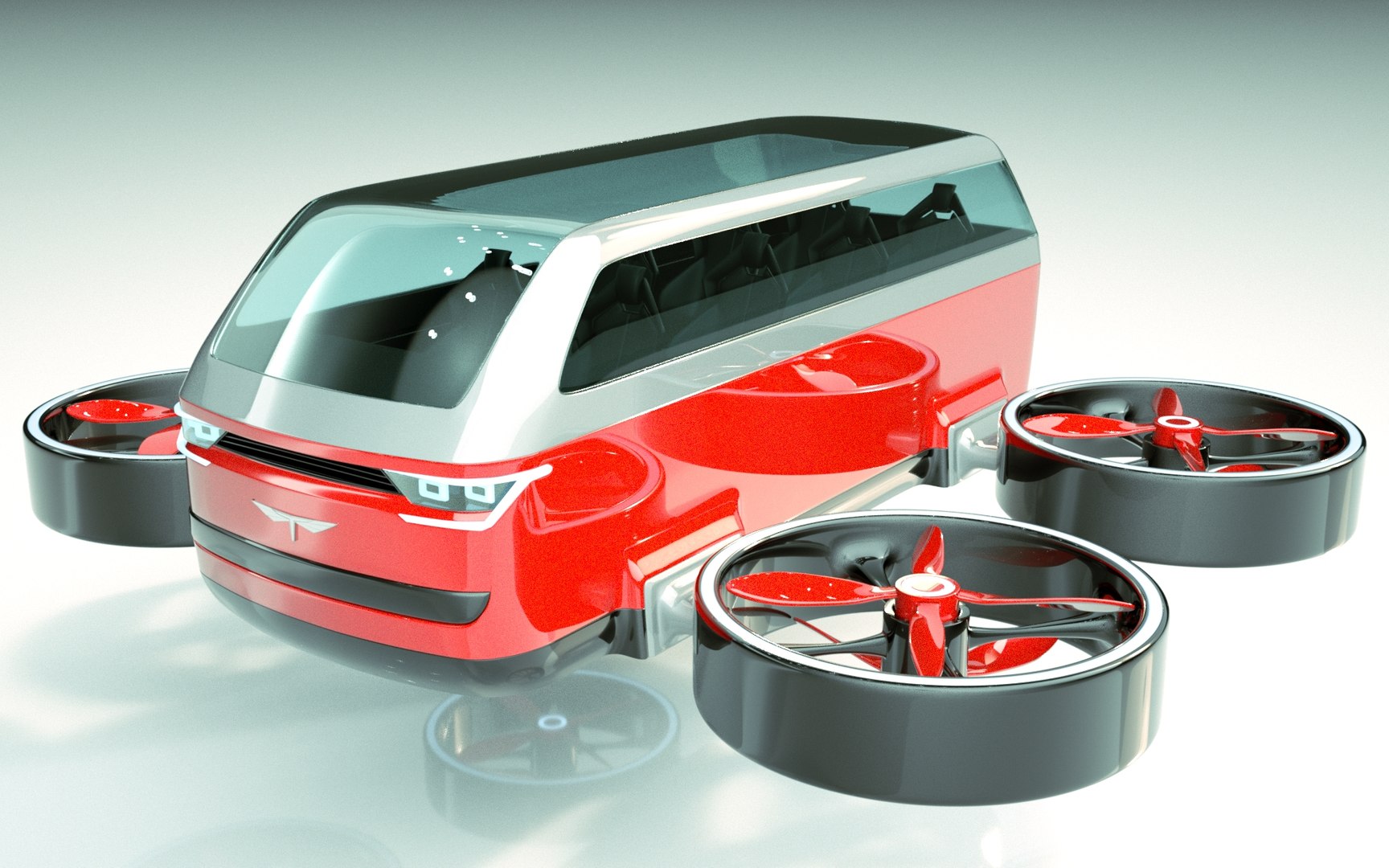 Car copter 3D model - TurboSquid 1332698