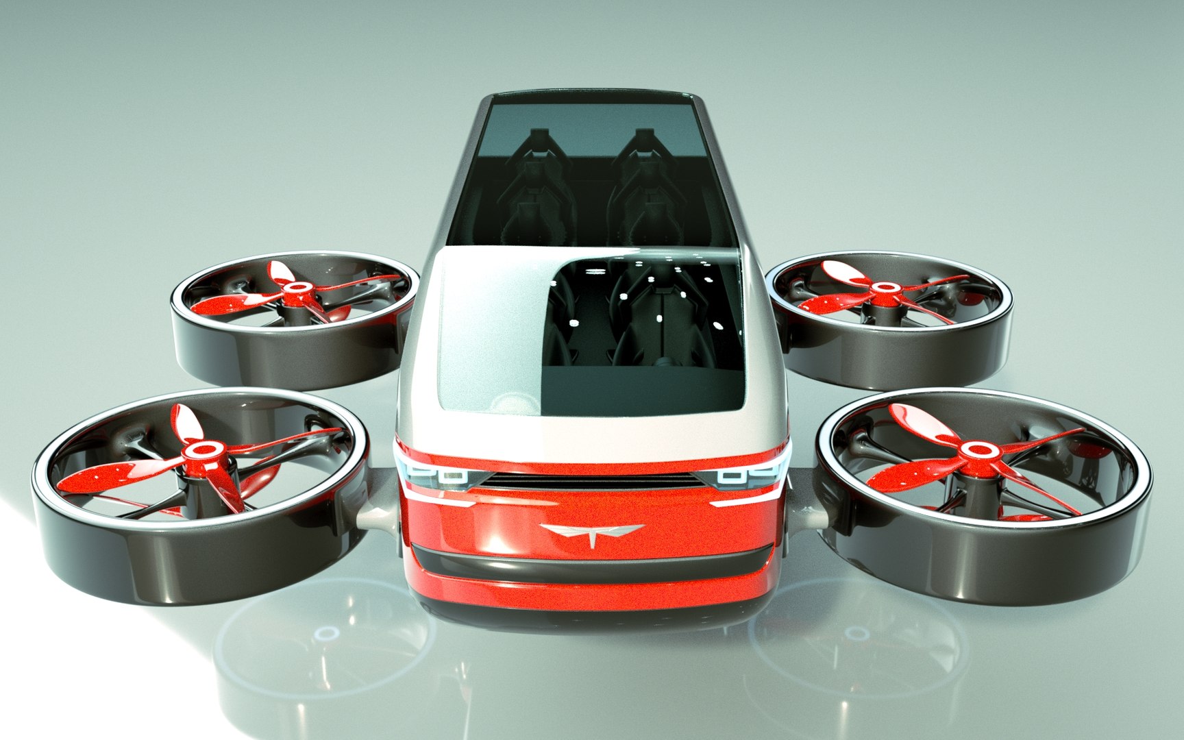 Car Copter 3D Model - TurboSquid 1332698