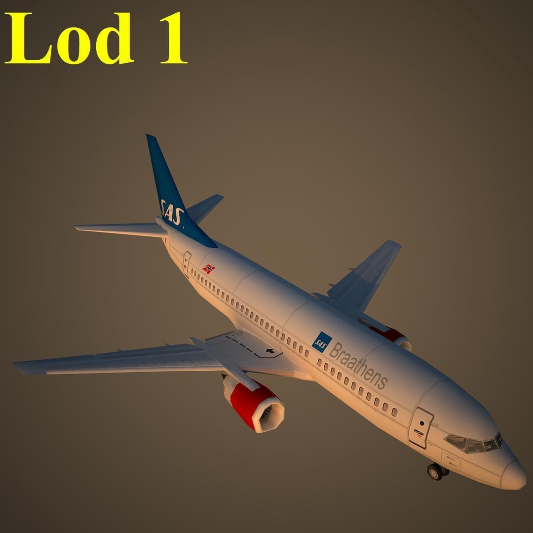 Boeing Cno 3d Model