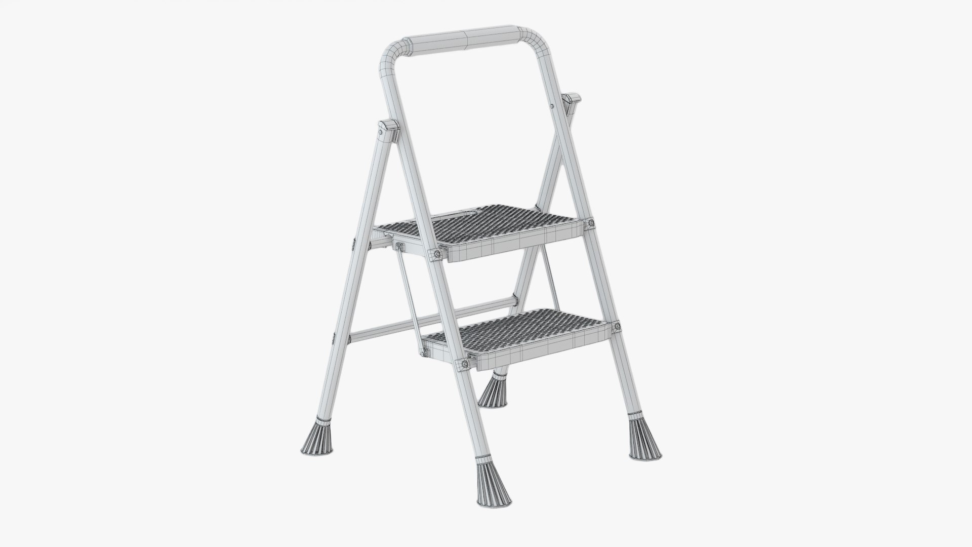 3D 2 Step Ladder Model - TurboSquid 1837852