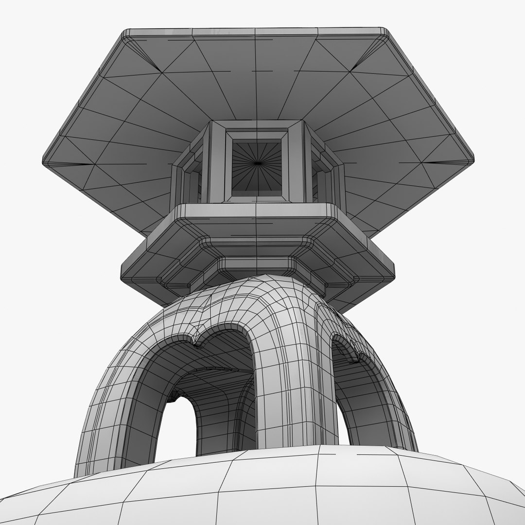 Free Ancient Japan Spirit House 3d Model