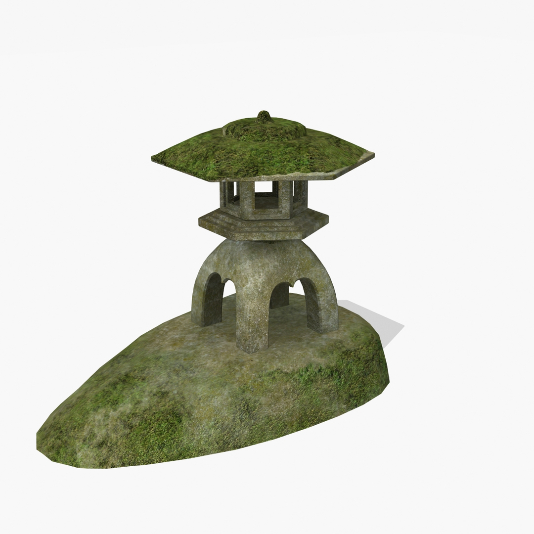 Free Ancient Japan Spirit House 3d Model