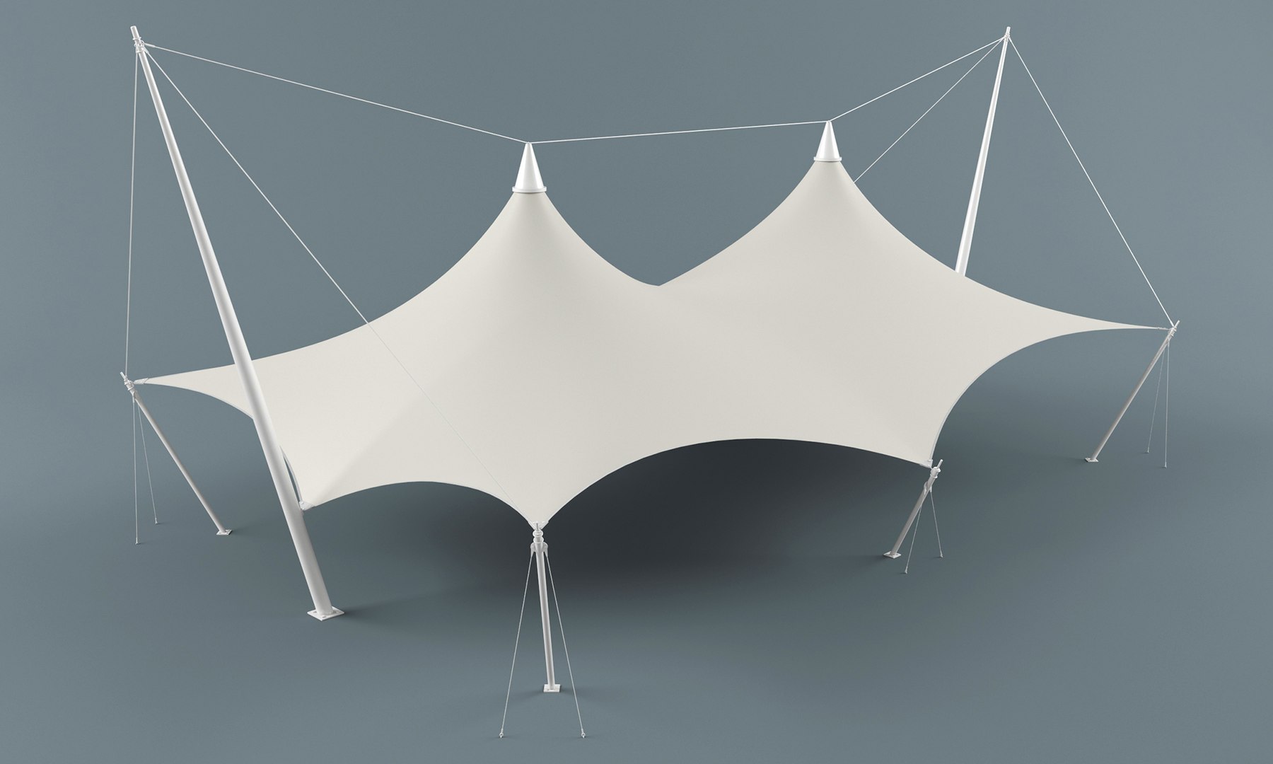 3D Canopy Tent - TurboSquid 1555629