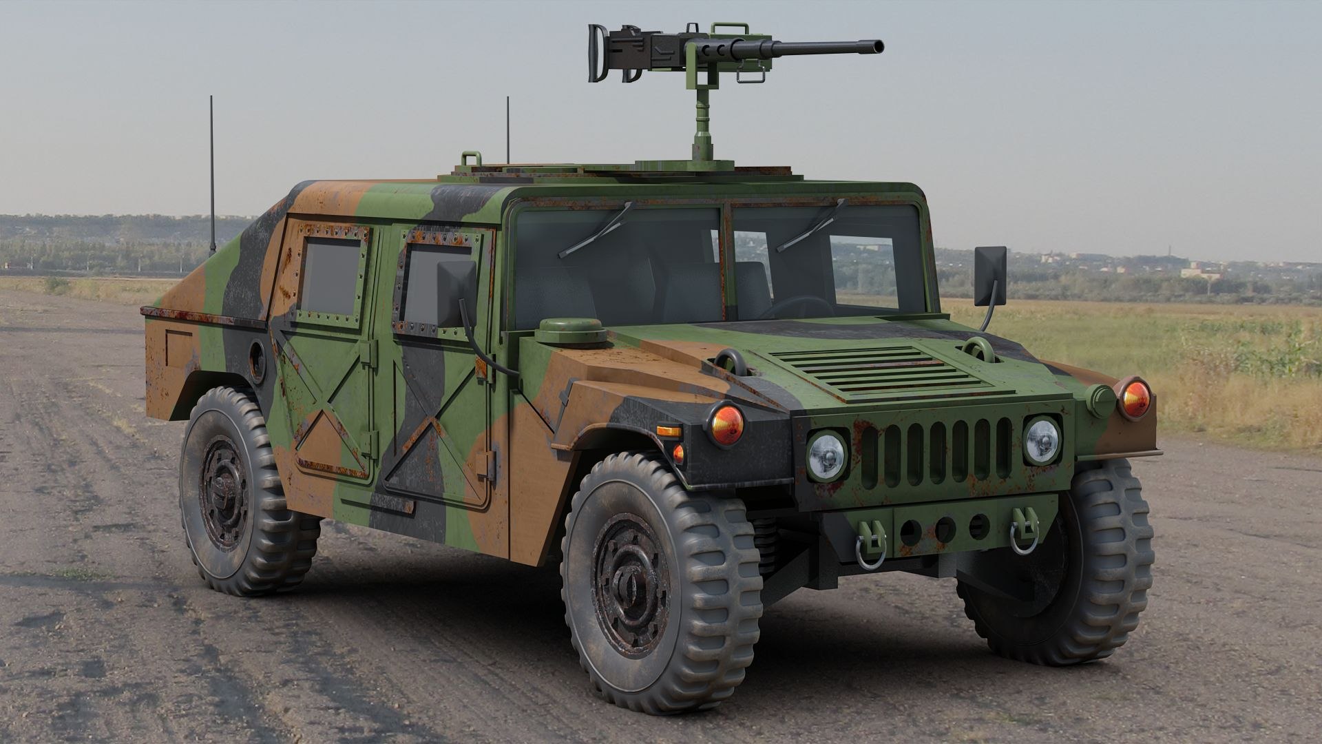 Humvee Camo Model - TurboSquid 2151059