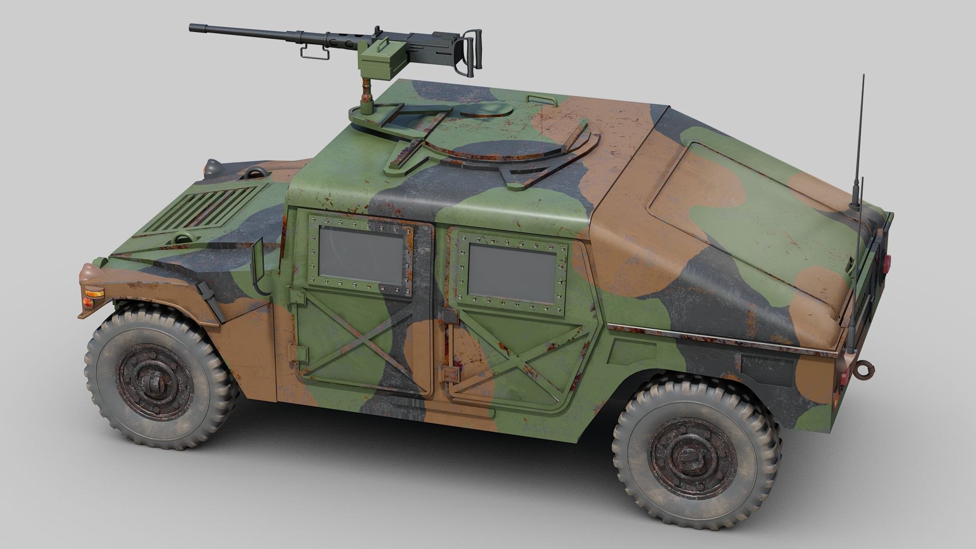 Humvee Camo Model - TurboSquid 2151059
