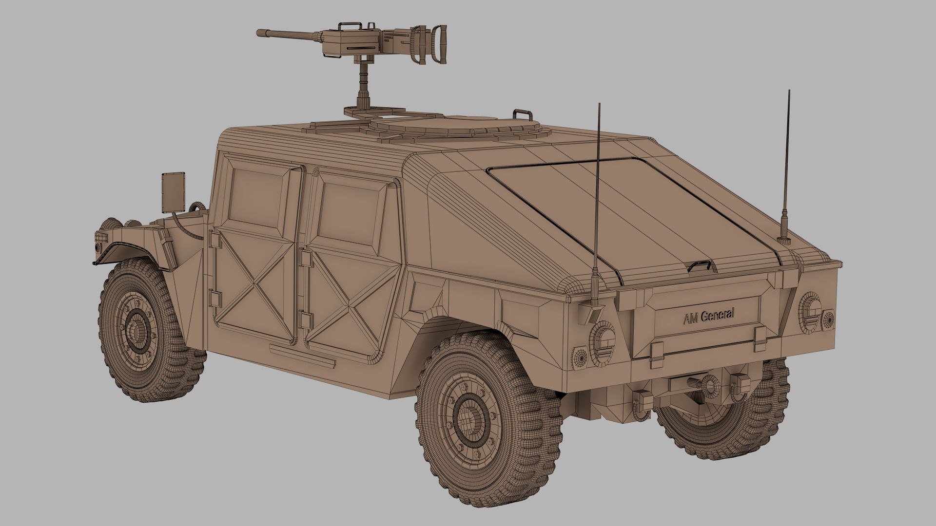 Humvee Camo Model - TurboSquid 2151059