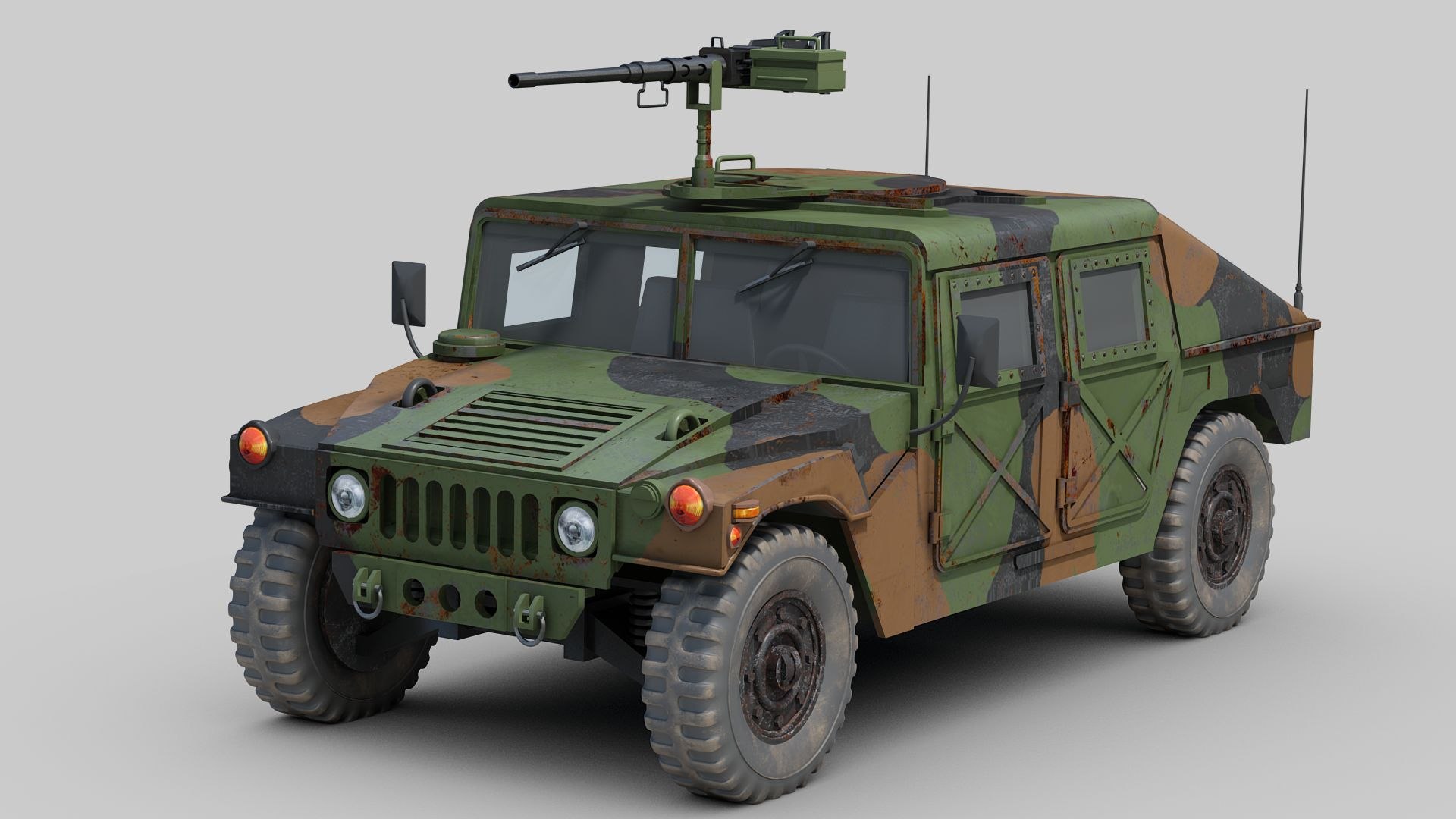 Humvee Camo Model - TurboSquid 2151059