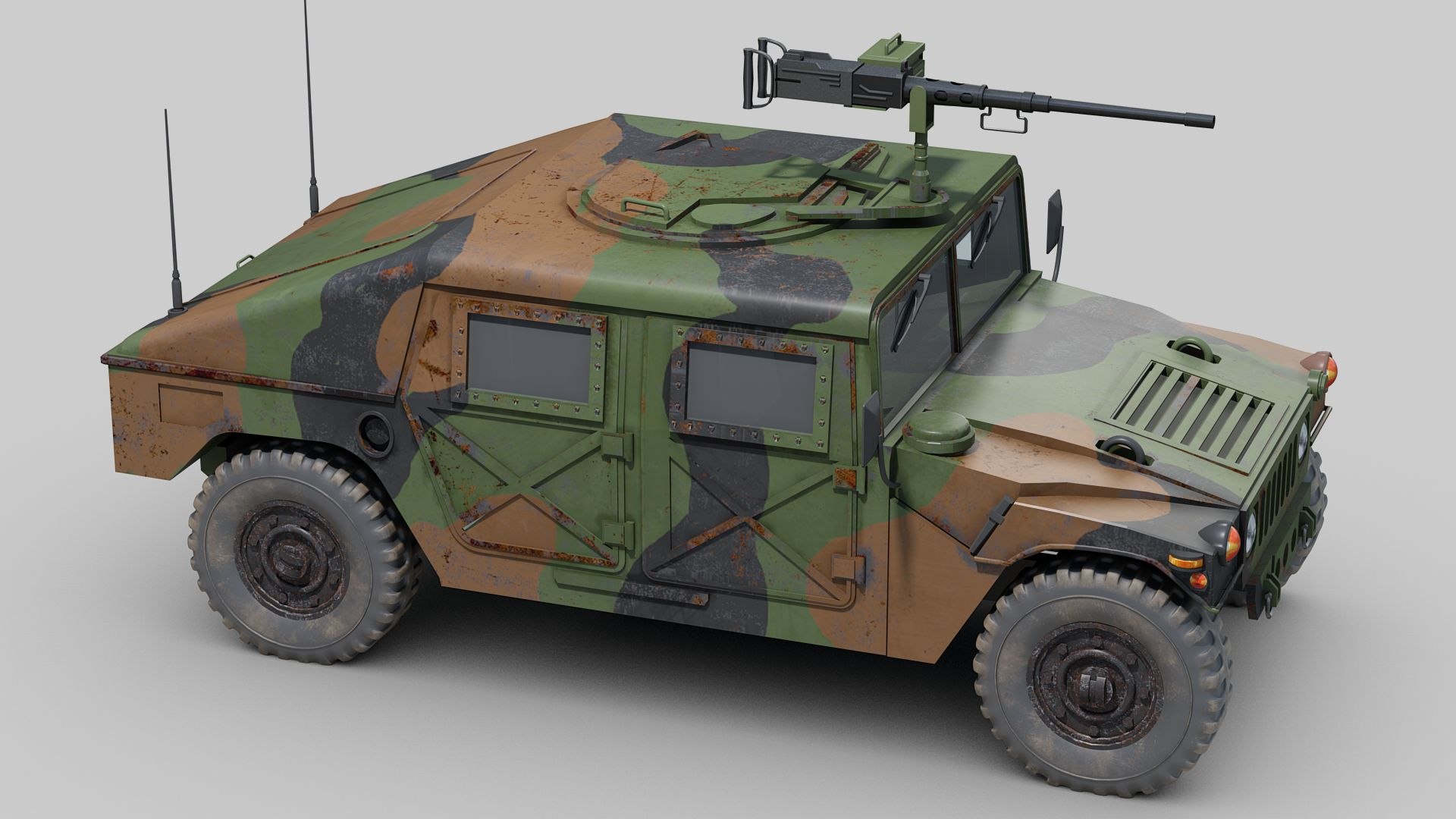 Humvee Camo Model - TurboSquid 2151059