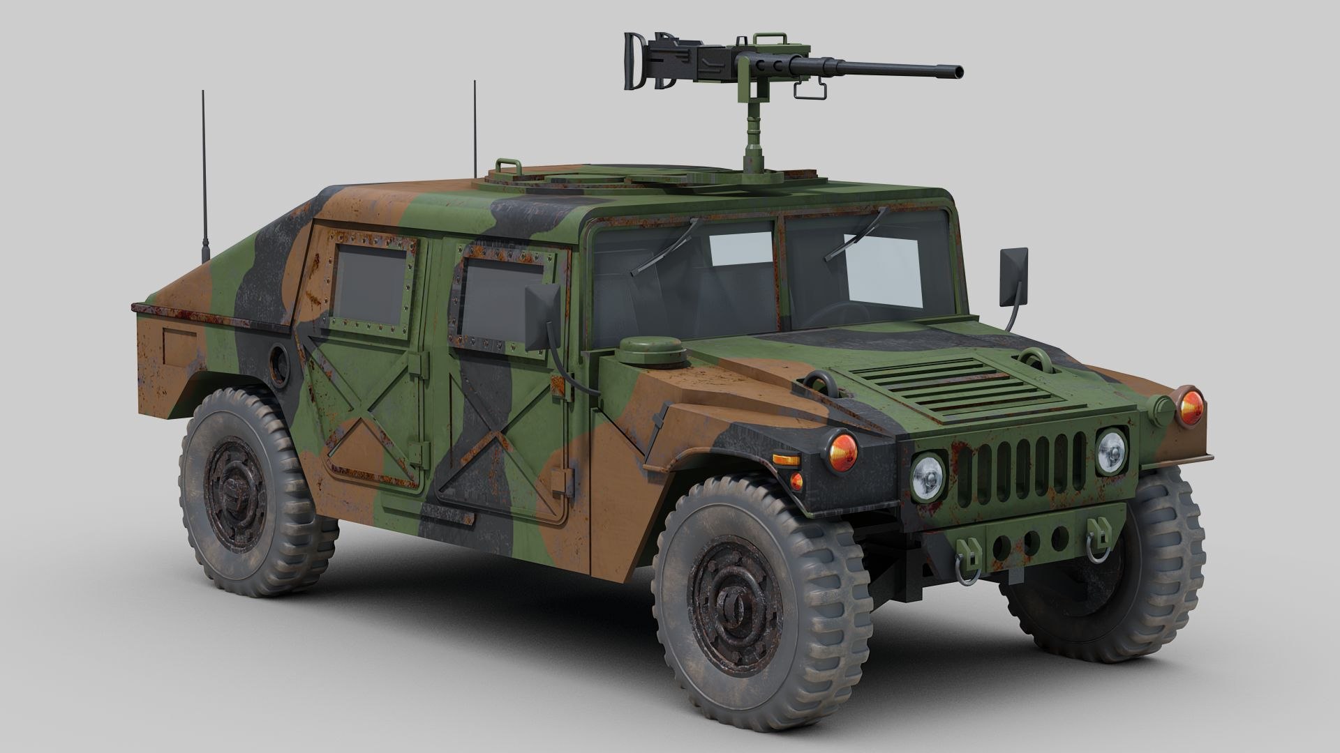 Humvee Camo Model - TurboSquid 2151059