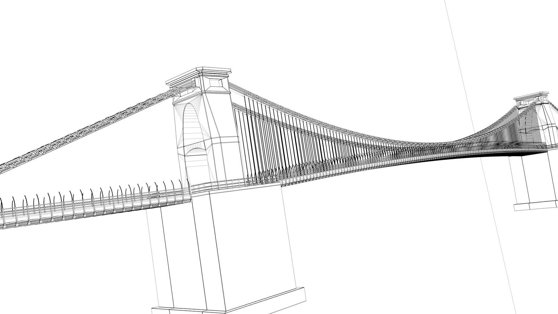 Clifton Suspension Bridge 3D Model - TurboSquid 2428755