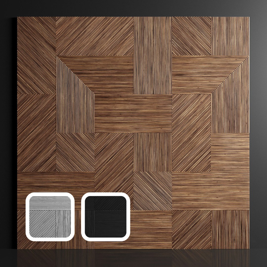 Wall Panels 3D Model - TurboSquid 1504079