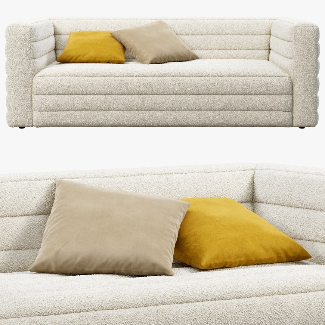 3D CB2 Strato Boucle Sofa model - TurboSquid 2067878