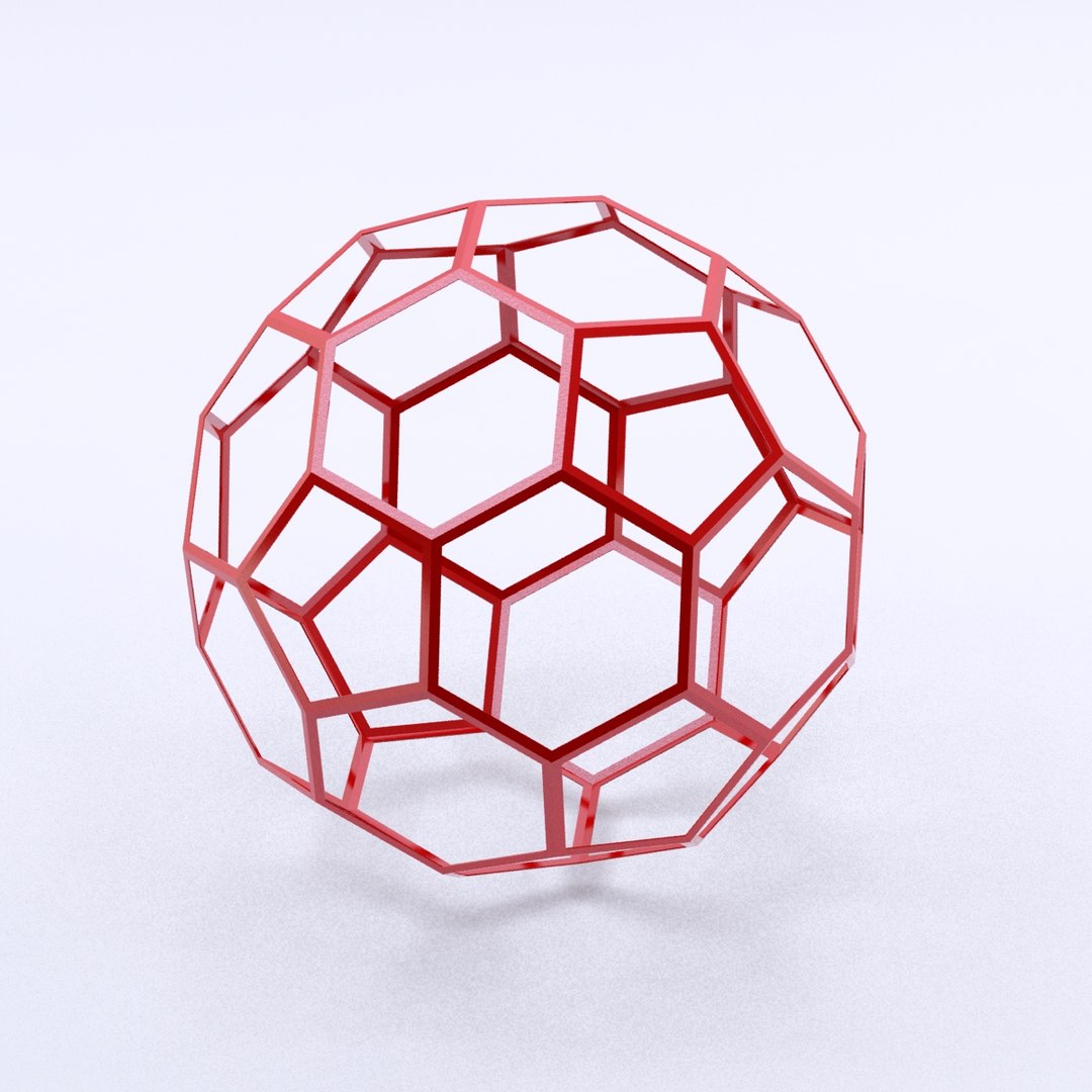 Fullerene Buckminst 3d Max