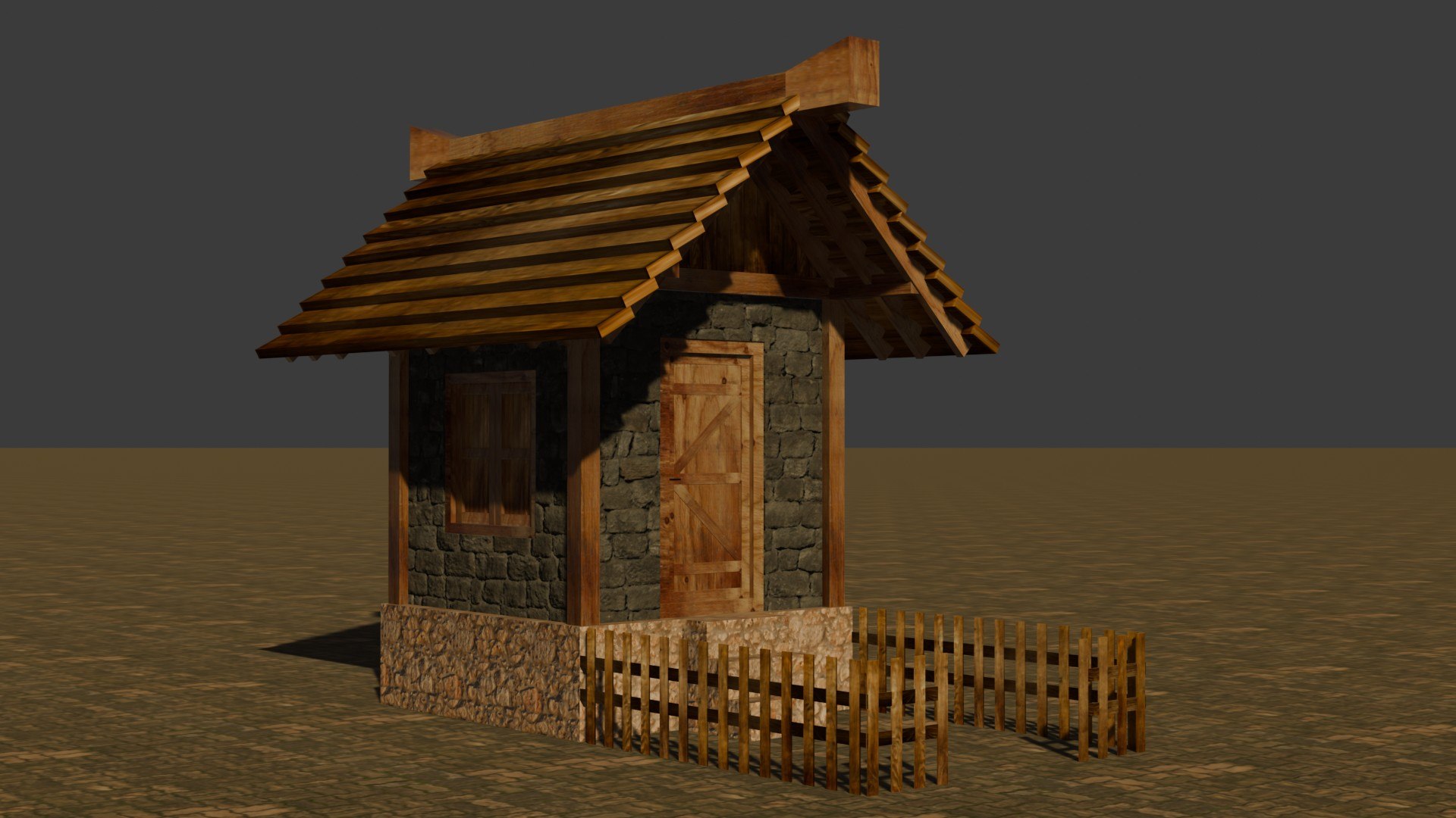 3D Medieval house model - TurboSquid 2178291
