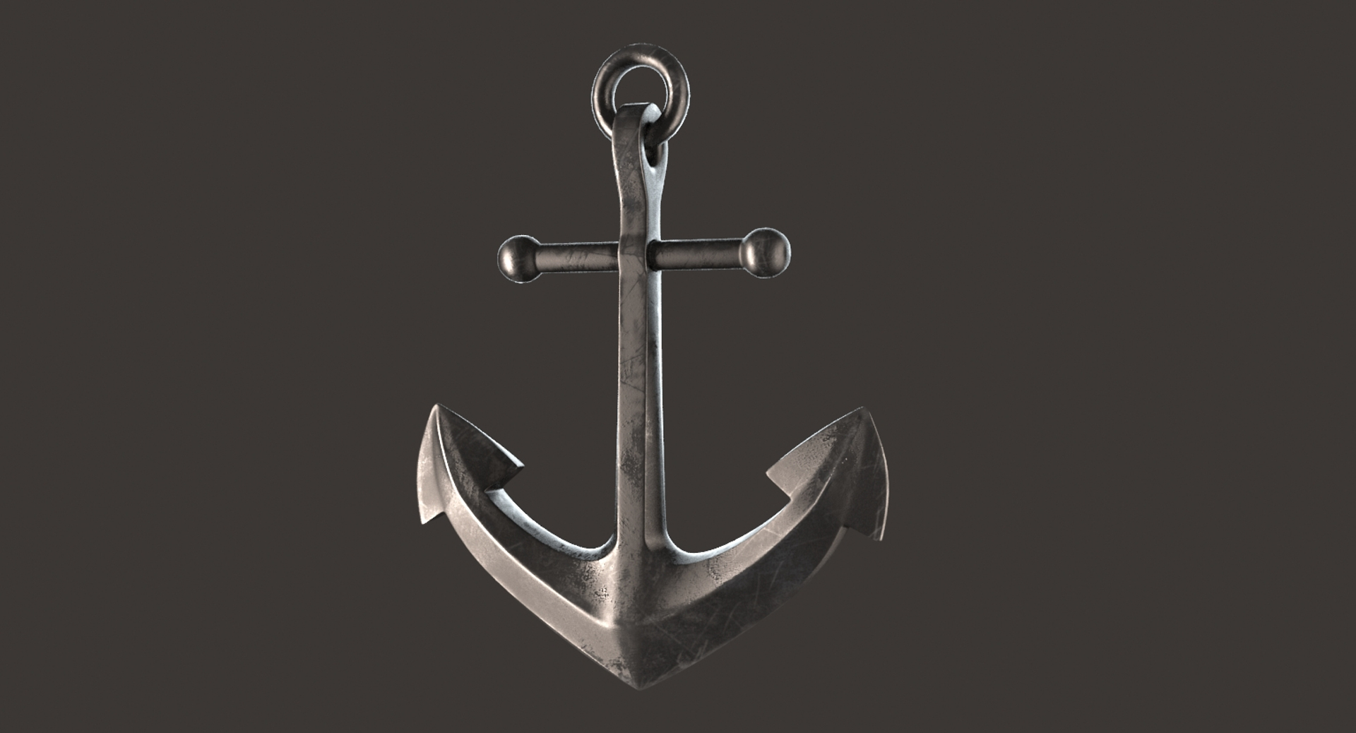 3D Old Fashioned Anchor - TurboSquid 1322433