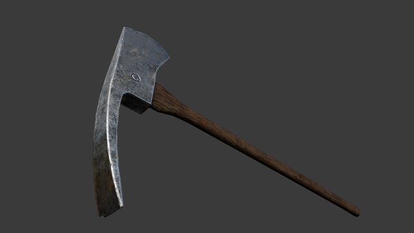 Wood axe 3D model - TurboSquid 1991523