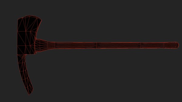 Wood axe 3D model - TurboSquid 1991523