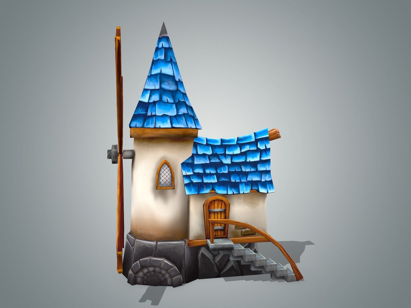 Fantasy House 1 3d Model