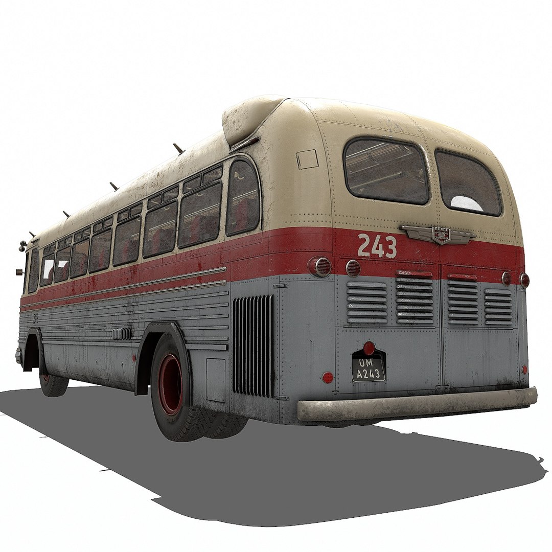 3D Model Ussr Bus Zis-127 - TurboSquid 1365585