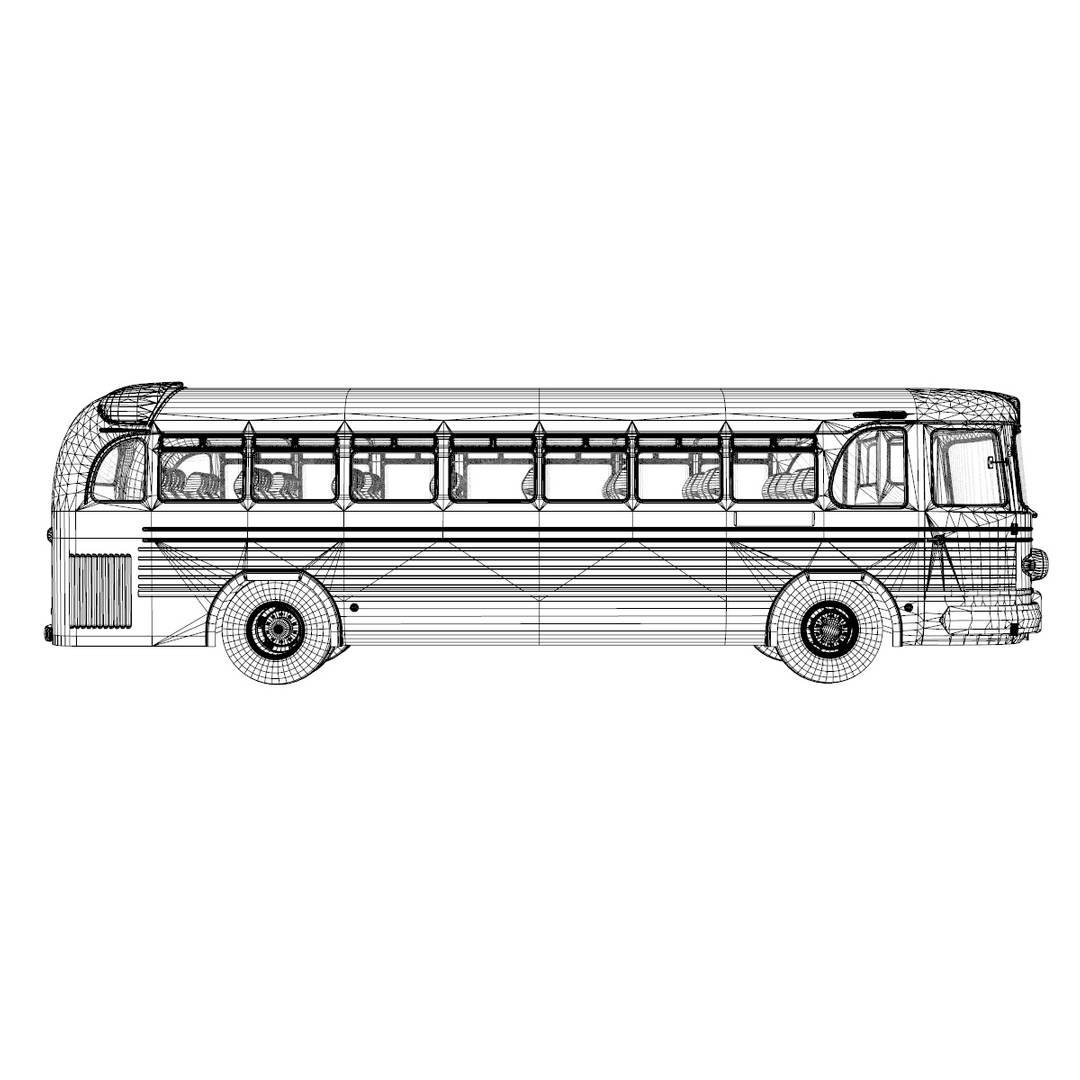 3D Model Ussr Bus Zis-127 - TurboSquid 1365585