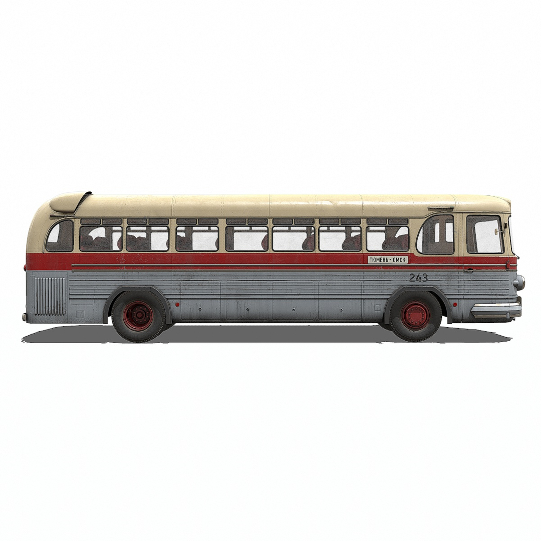 3D Model Ussr Bus Zis-127 - TurboSquid 1365585