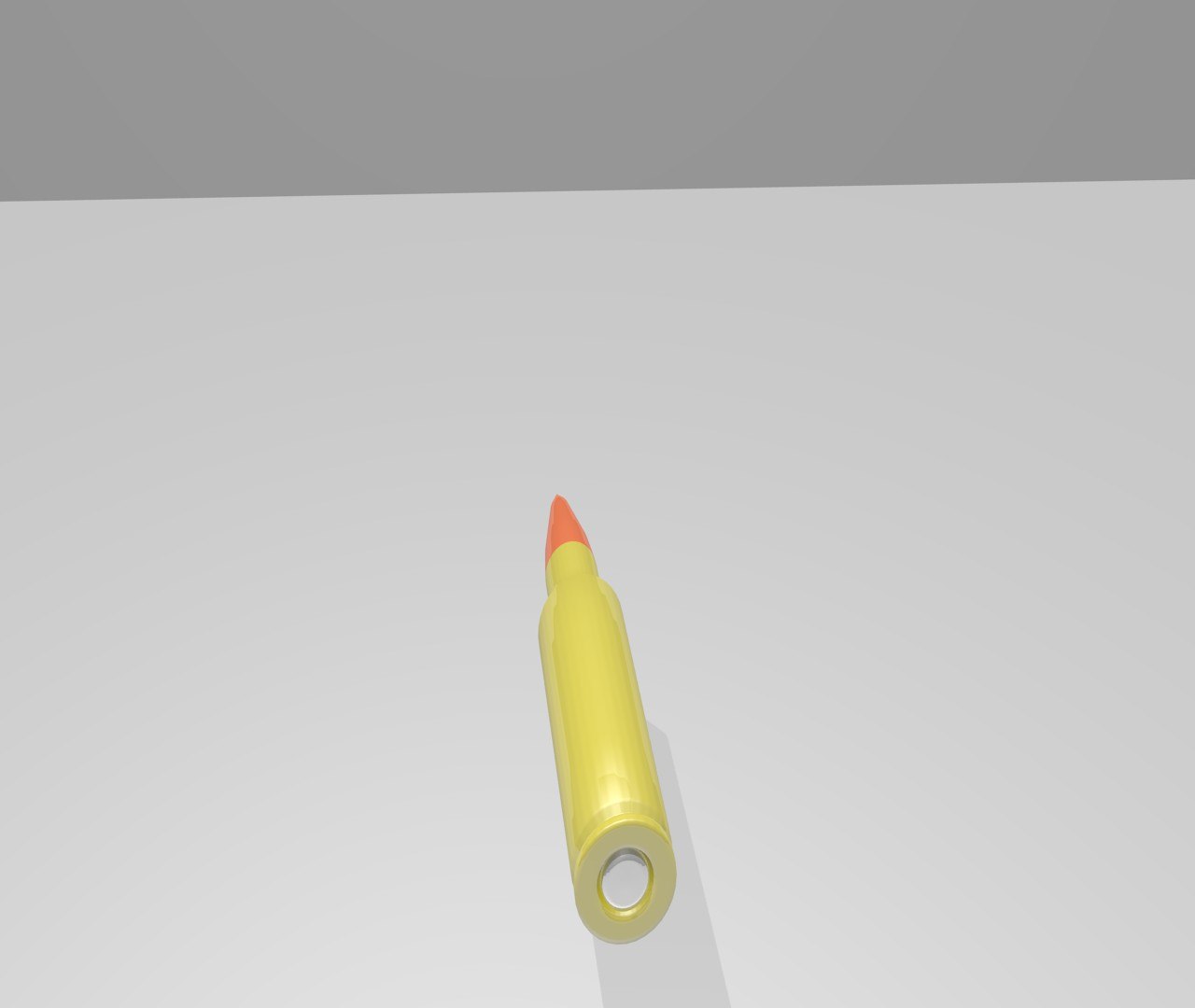 3d gun bullet model