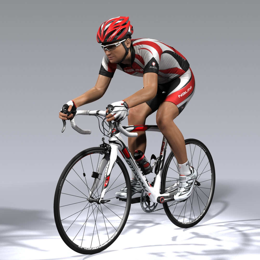 3d Rider Bike Cycler Model