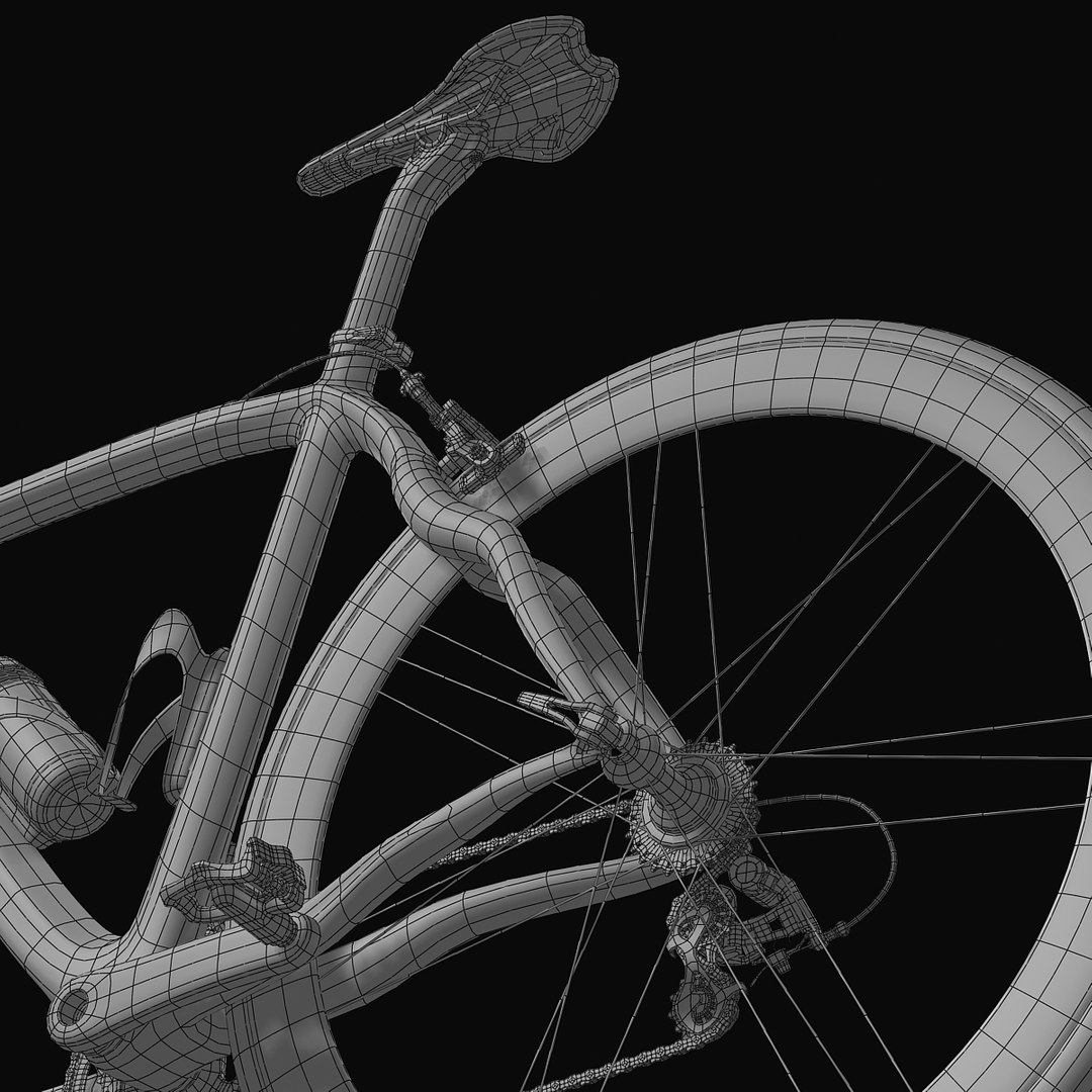 3d Rider Bike Cycler Model