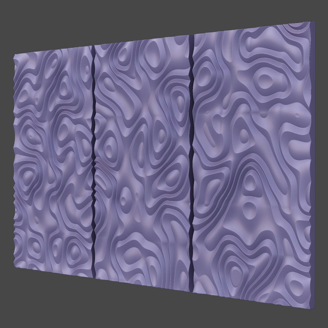 3D MODEL OF A DECORATIVE WALL PANEL FOR A CNC MILLING MACHINE 3D Model ...
