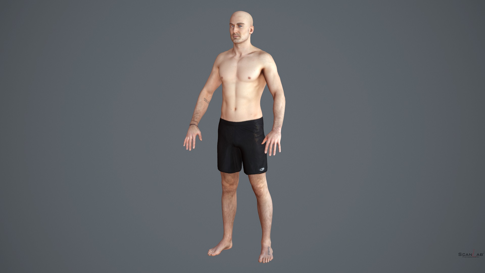 Male Body Scan - 3d Model